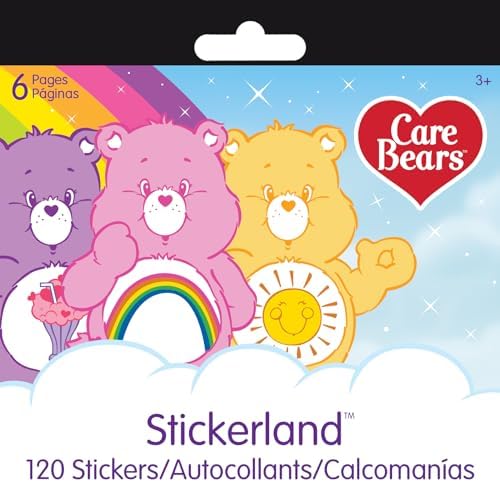 Amazon.com: Care Bears - MINI STICKERLAND Pads-6 PG Mini Stickerland ...