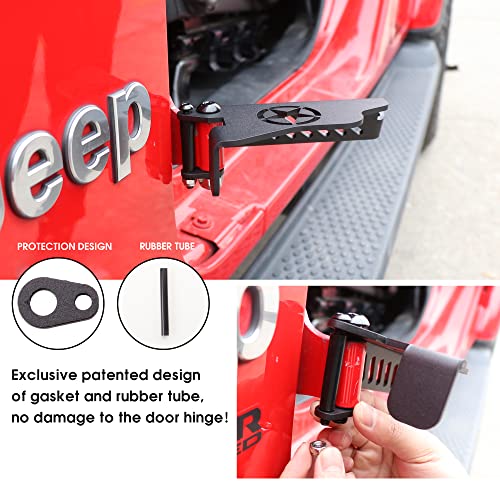 Snapklik.com : Upgrade Black Steel Front Foot Pegs For Jeep, Sukemichi ...