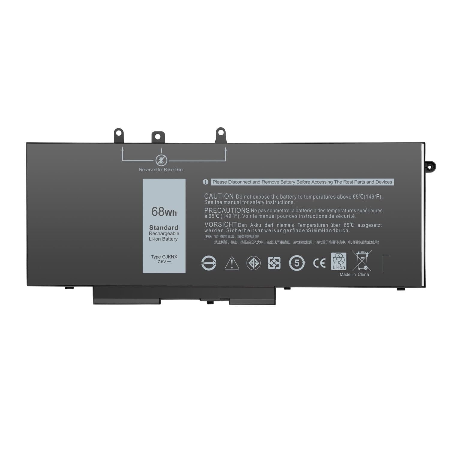 WISTAR GJKNX Battery for Dell Latitude 5280 5480 5580 5490 5590 E5480 ...
