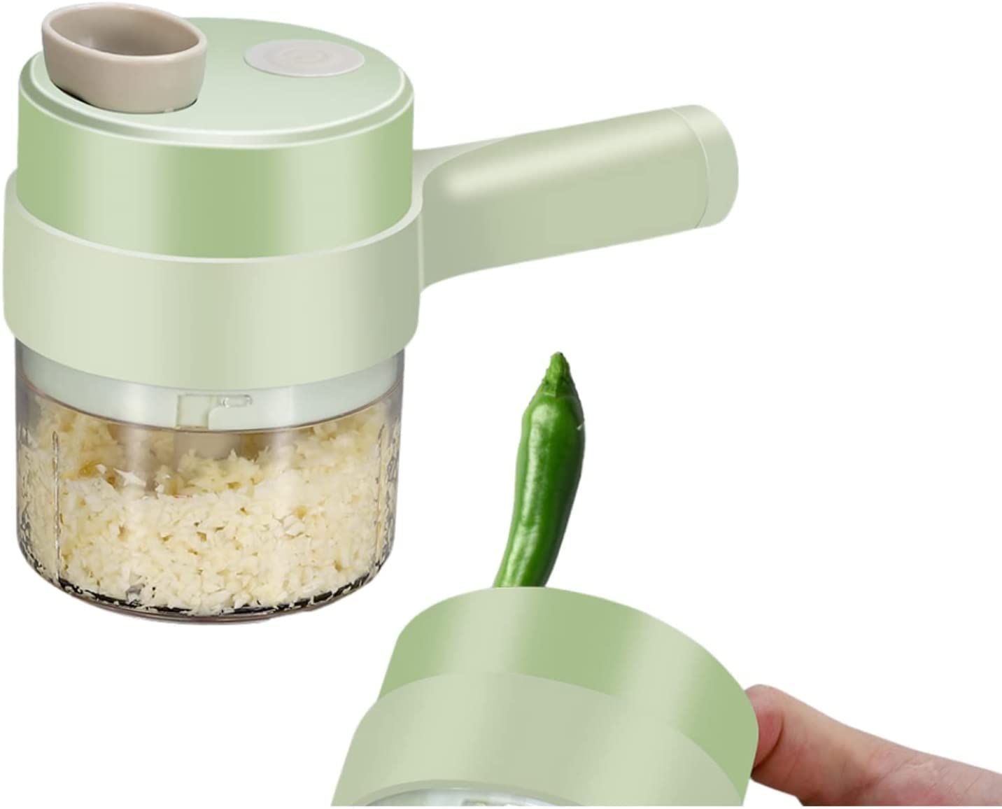 REMANG 4 in 1 Portable Vegetable Cutter Set Cooking Hammer Chopper Mini ...