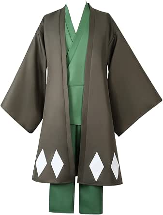 Amazon.com: MaYng Unisex Anime Urahara Kisuke Cosplay Costume Halloween ...