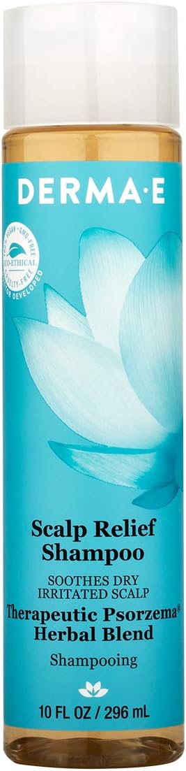 Amazon.com: DERMA-E Scalp Relief Shampoo with Psorzema Herbal Blend ...