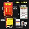 Amazon.com: Lontcs MSDS SDS Binder and Wall Station Set,Yellow Heavy ...