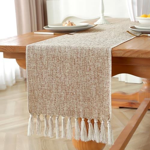 Amazon.com: Laolitou Table Runners for Home Decor 72 Inches Long, Boho ...