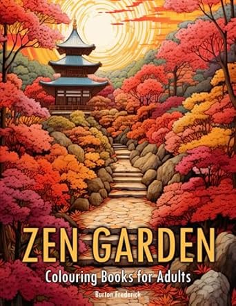 Zen Garden: Colouring Books for Adults with Peaceful Gardens, Serene ...