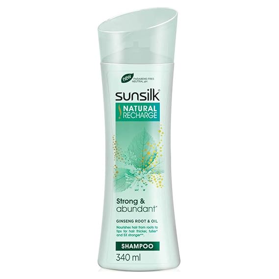 Buy Sunsilk Natural Recharge Shampoo 340 ml Online at Low Prices in ...