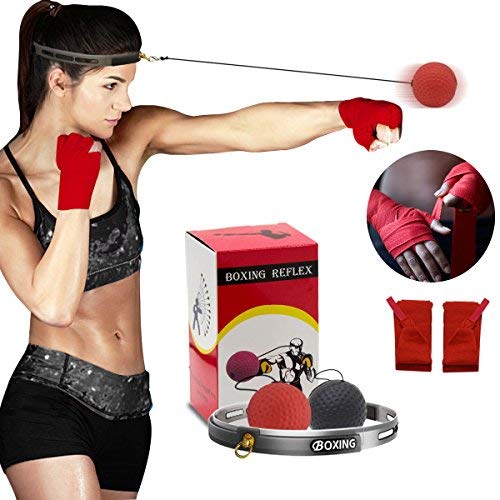 Buy MiJiTec Boxing Reflex Ball, Fight Reaction Ball - Boxing Punching ...