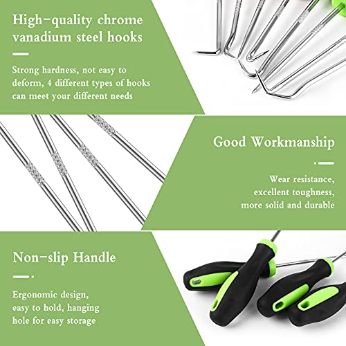 8 PCS Hook and Pick Set Precision Oil Seal Removal Tool Hooks with ...