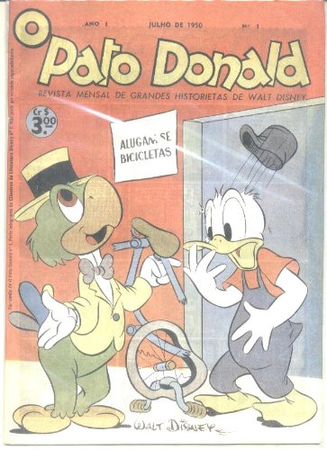 Amazon.com: O PATO DONALD - ED. 1 - 1950 -RARE! - FAC SIMILE ...