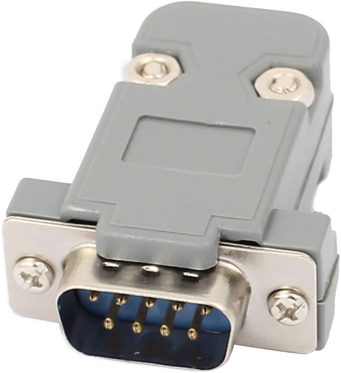 Amazon.com: uxcell DB9 9-Pin 2 Rows Male Converter Connector Adapter W ...