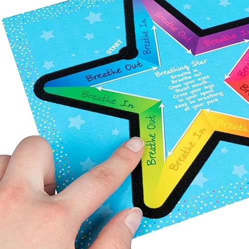Snapklik.com : Tactile Breathing Star Cards - 6 Pack - Social Emotional ...