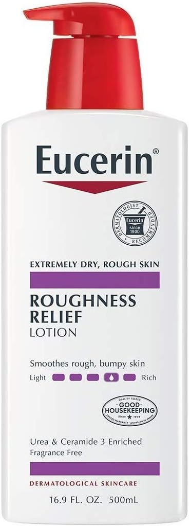 Amazon.com : Eucerin Lotion Roughness Relief 16.9 Ounce (500ml) (2 Pack ...
