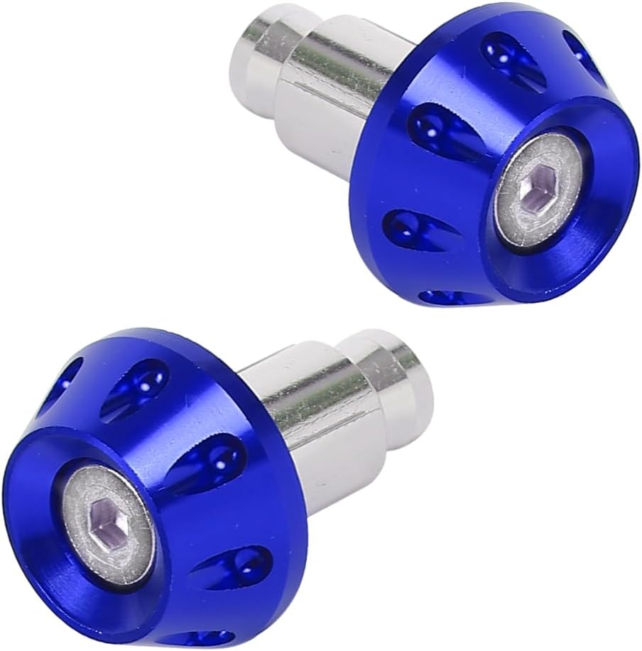 Amazon | TKY バーエンド グリップ バーエンドキャップ バイク 22.2mm ハンドル ドレスアップ 汎用 (ブルー) | ハンドルバーエンド | 車＆バイク