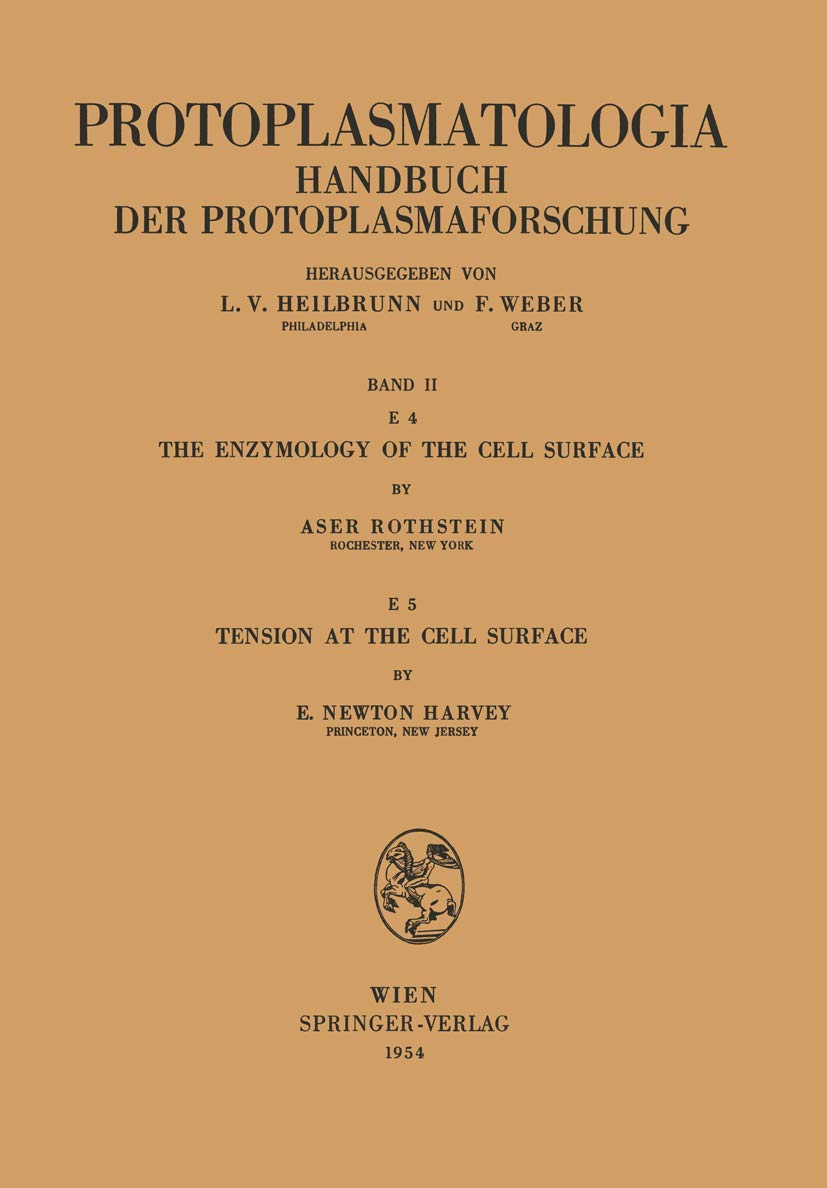 The Enzymology of the Cell Surface Tension at the Cell Surface ...