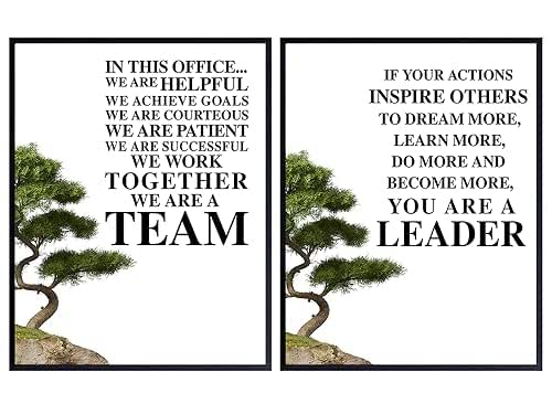 Amazon.com: Motivational Wall Art For Office 11x14 - Inspirational ...