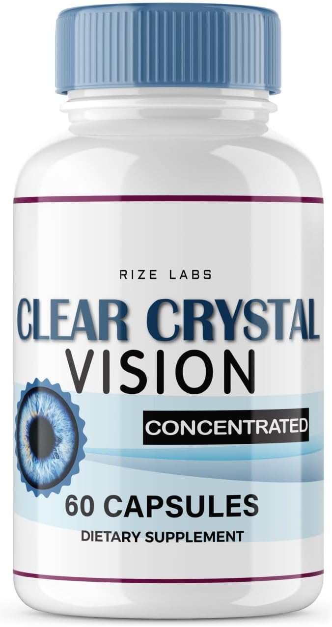 Amazon.com: rize labs Clear Crystal Vision Supplement, Clear Crystal Vision for Blurry Eyes ...