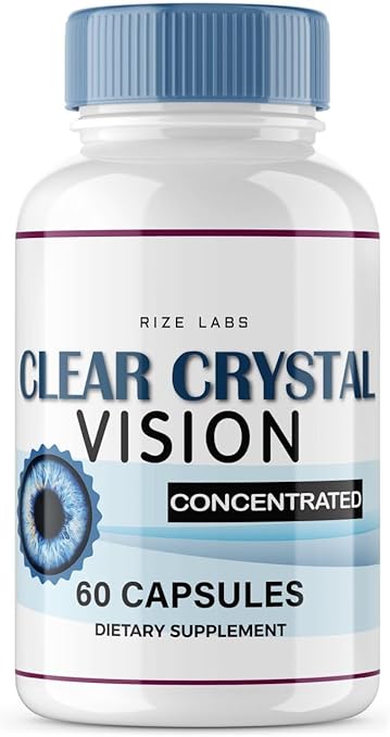 Amazon.com: rize labs Clear Crystal Vision Supplement, Clear Crystal Vision for Blurry Eyes ...