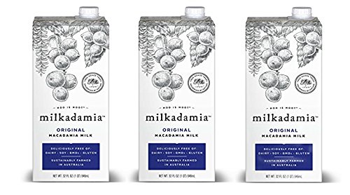 Amazon.com: Milkadamia Original Macadamia Milk, 32 Ounce : Grocery ...