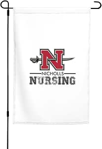 Amazon.com : Nicholls State University Logo Garden Flag Double Sided ...