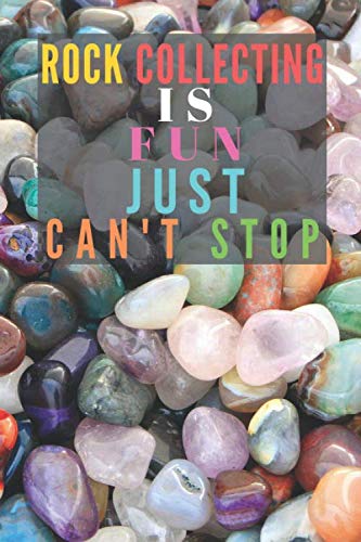 Rock Collecting Is Fun Just Can't Stop: 6x9 inch 120 Lined pages ...