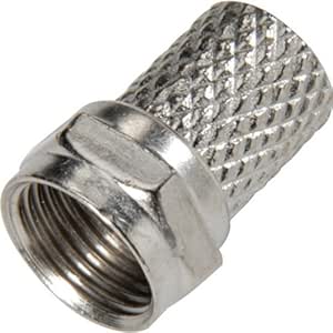 Amazon.com: Sterene 200-039-25 RG-6 Twist-On F Connector : Electronics