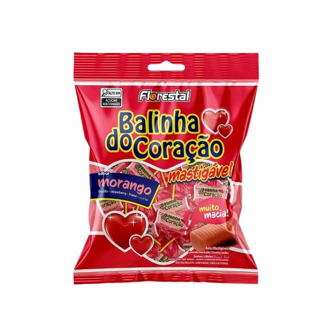 Amazon.com : Florestal Super Soft Strawberry Chewable Candy - Balinha ...