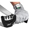 Amazon.com: 4-in-1 Knife Sharpener Kit with Cut-Resistant Glove, 3 ...