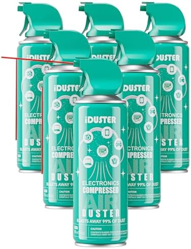 Amazon.com: iDuster Compressed Air Duster for Electronics - Disposable ...
