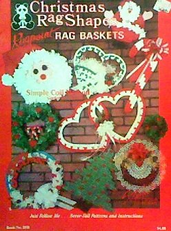 Christmas Rag Shapes: Rag Baskets (Ragpoint Rag Rugs): Suzanne McNeill ...