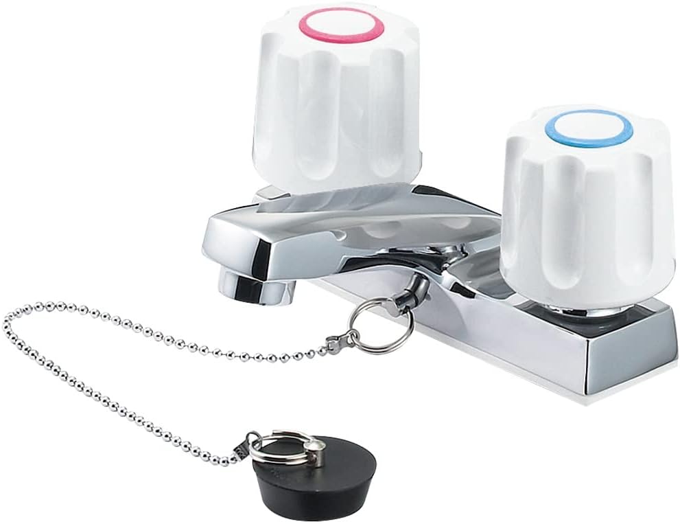 Amazon | SANEI(サンエイ) 洗面用 シングル混合栓 泡沫吐水 取付ピッチ102mm ゴム栓付き JIS規格 K57C-13 | 洗面水栓