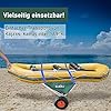 ECKLA Beach Rolly klappbar | Strand-Trolley und Sitz | Strandwagen mit ...