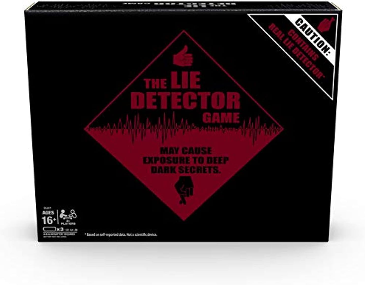 Hasbro Gaming The Lie Detector Game: Real Working Lie Detector, Adult ...