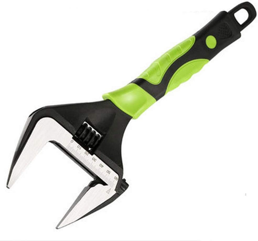 WINCSPACE 12 Inch Plumbing Adjustable Wrench, Universal Spanner, Chrome ...