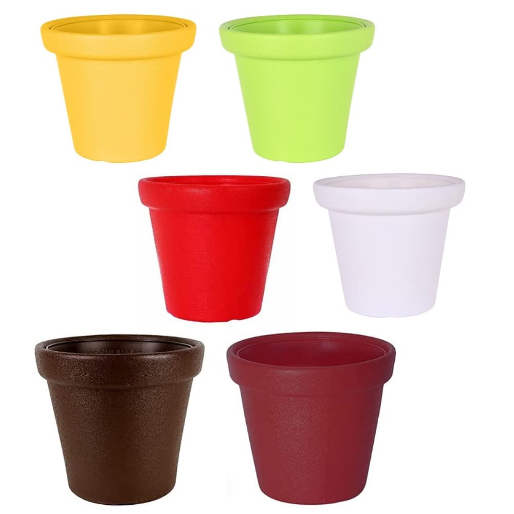 Buy Appeasy Crown Flower Pot Virgin Plastic Gamla/er/Pot, 12 Inch ...