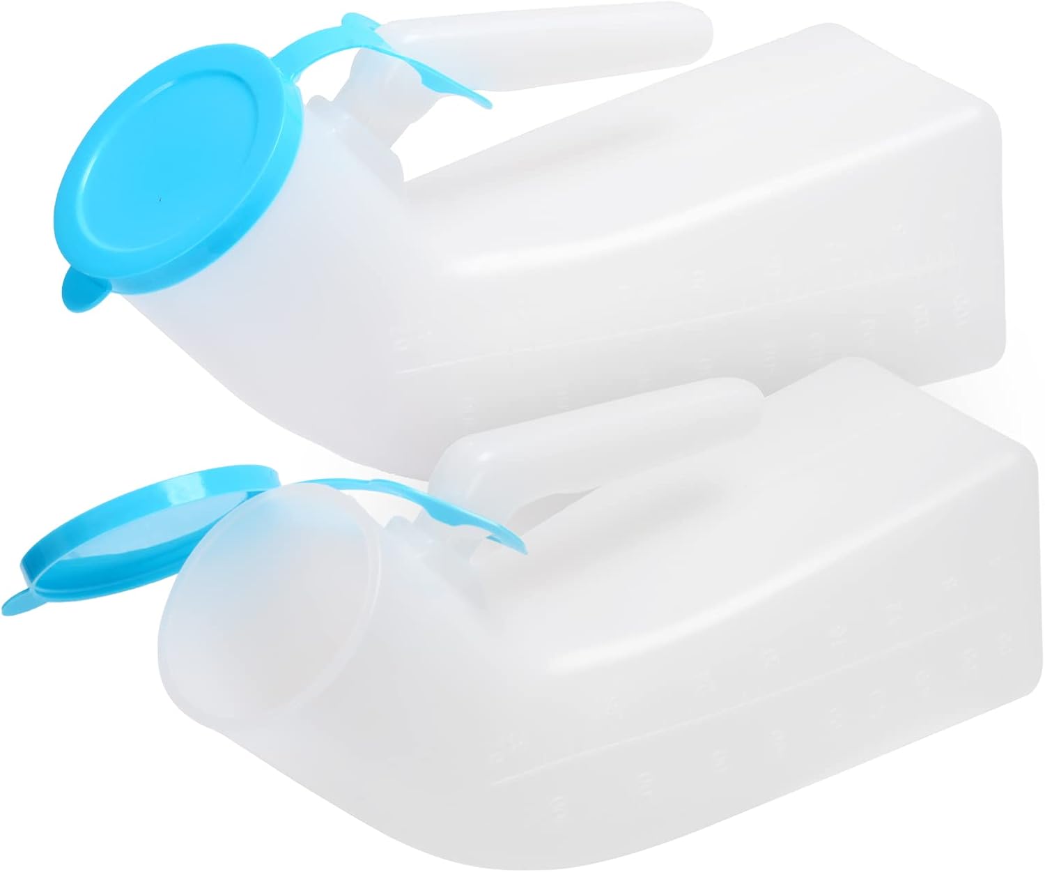 Atoke Portable Urinals for Men,2 Pack Plastic Male Urinals with Pee ...