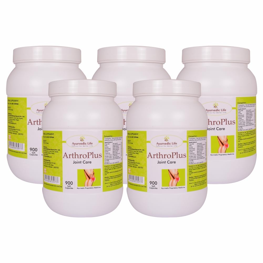 Buy Ayurvedic Life Arthro Plus - 900 Capsules Pack of 5 Online at Low ...