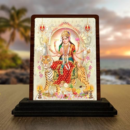 Xpression Decor Durga Maa Religious Wood Photo Frames with Acrylic ...