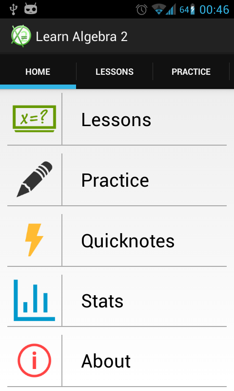 Learn Algebra 2 - App on Amazon Appstore