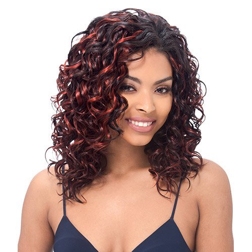Amazon.com : Janet Collection Synthetic hair Weave Noir Oprah Curl 12 ...