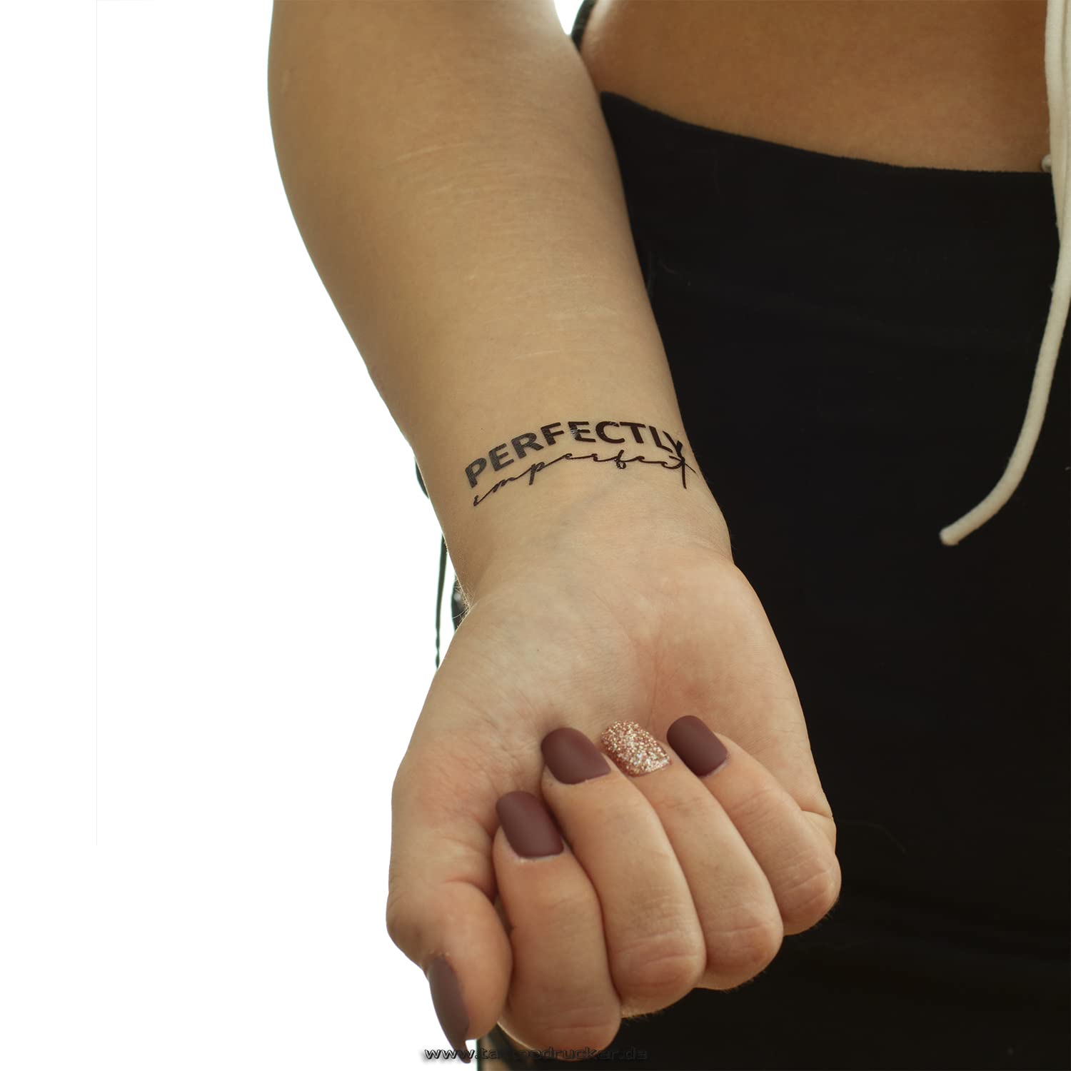 Imperfection Beauty Tattoo 2 X Perfectly Imperfect Tattoo Karte Drei