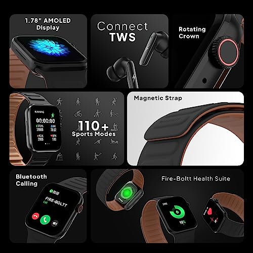 Fire-Boltt Visionary Pro 1.78 inch AMOLED Bluetooth Calling Smartwatch ...