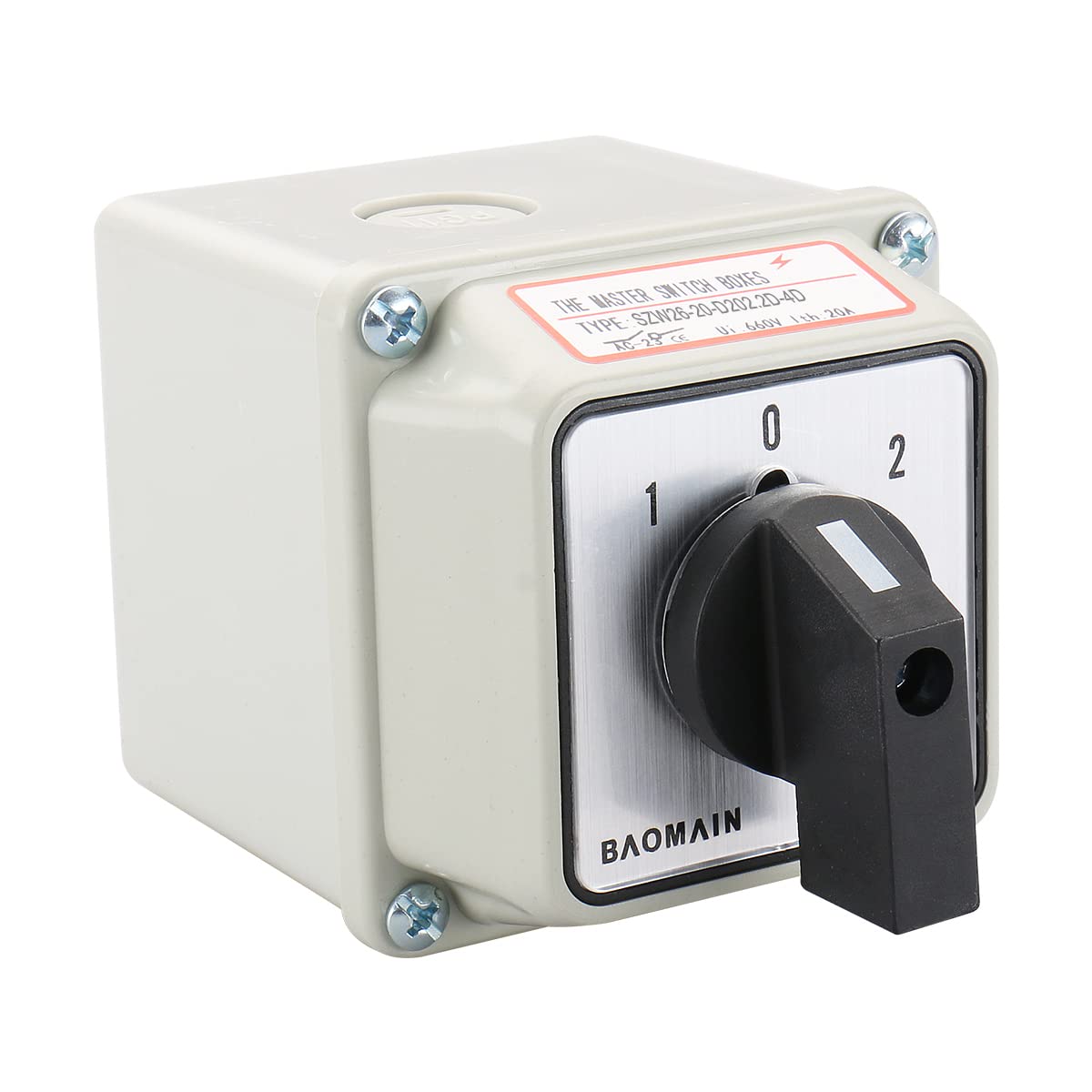 Baomain Universal Rotary Changeover Switch SZW26-20/D202.2D-H with ...
