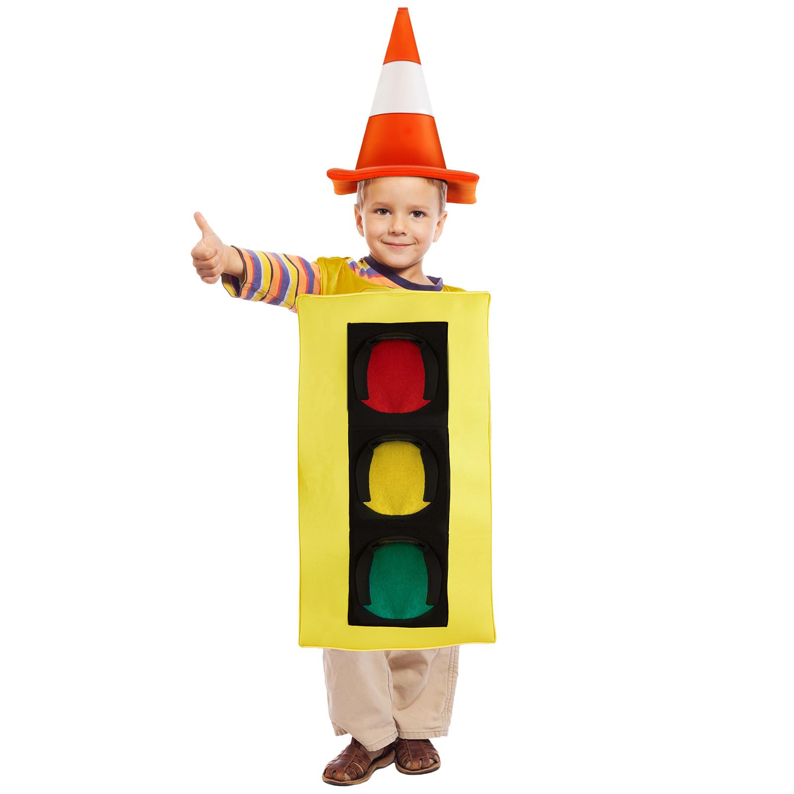 Amazon.com: Liitrsh Halloween Traffic Light Costume and Orange Traffic ...