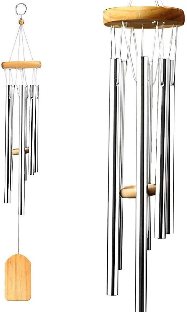 nuosen Wind Chime,Musical Bells Crafts Wooden Pendulum for Outdoor ...