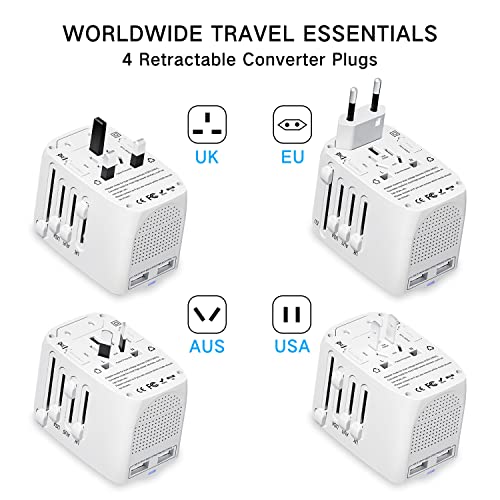 Snapklik.com : 2000W Travel Voltage Converter, Universal Travel Adapter ...