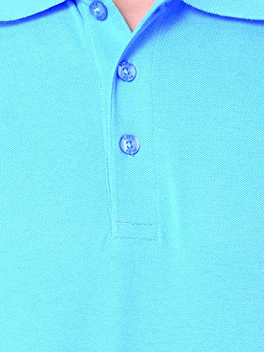 Puma Men's Plain Regular Fit Polo (4055263935527_Azure Blue_XL ...