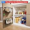 Amazon.com: MUSTORN 2 Pack Pull Out Cabinet Organizer & 4 Pack ...