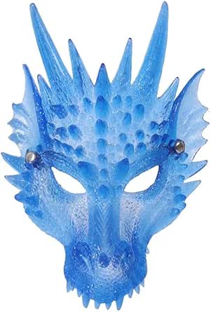 Amazon.com: Dazzling Dragon Mask for Cosplay, Halloween Party, and ...