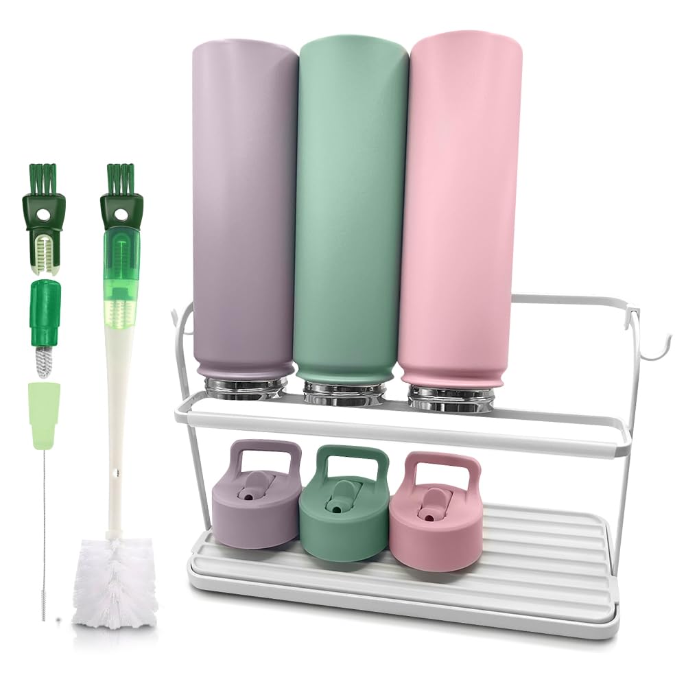 Amazon.com - Wakubon Bottle Drying Rack for Kitchen Countertop, Space ...