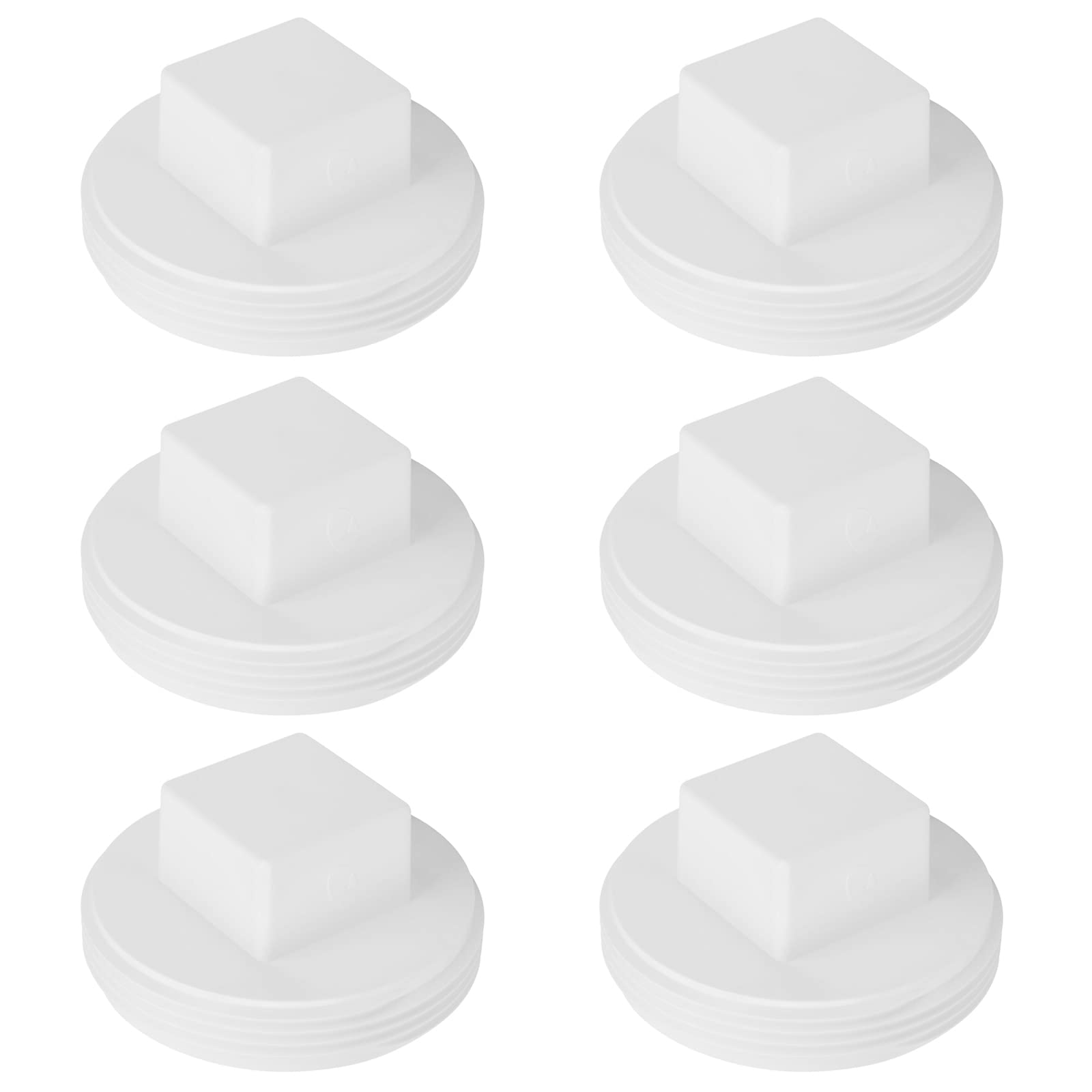 Snapklik.com : 6Pack PVC NPT Male Thread Plug Fitting For Plumbing 3 ...
